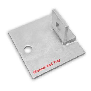 Single Fix Base Plate Brackets (HDG) for Strut Framework Channel